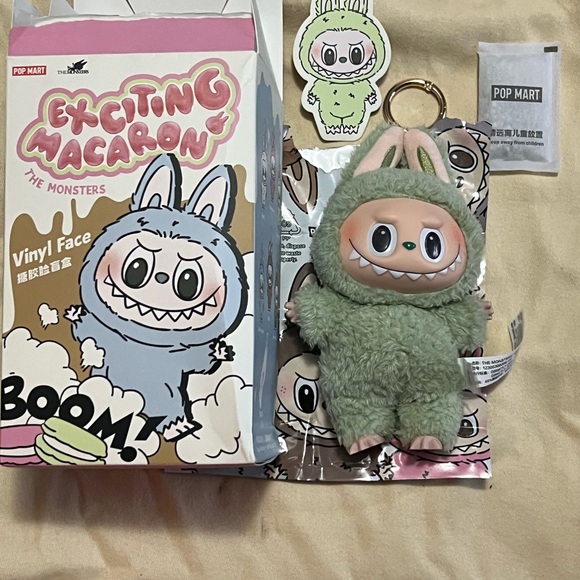 Labubu | Toys | Exciting Macaron Green Monster Toy | Poshmark